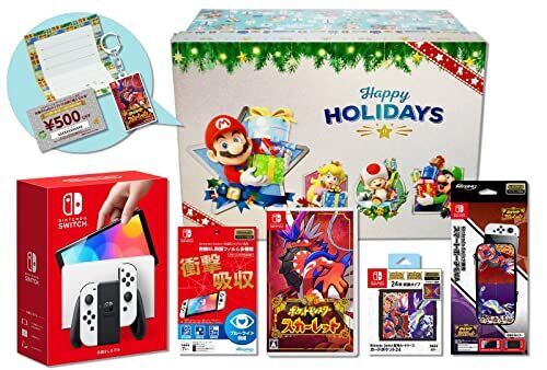 Nintendo Switch Holiday Gift Set Pokemon Scarlet -Switch Organic El Mo ...